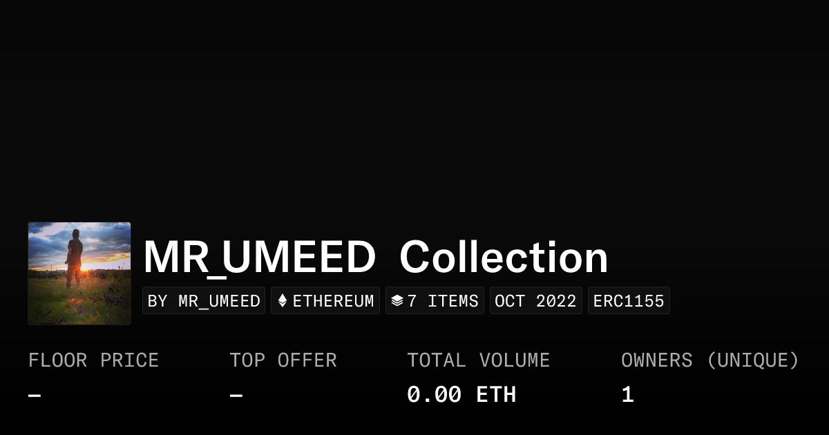 MR_UMEED Collection - Collection | OpenSea