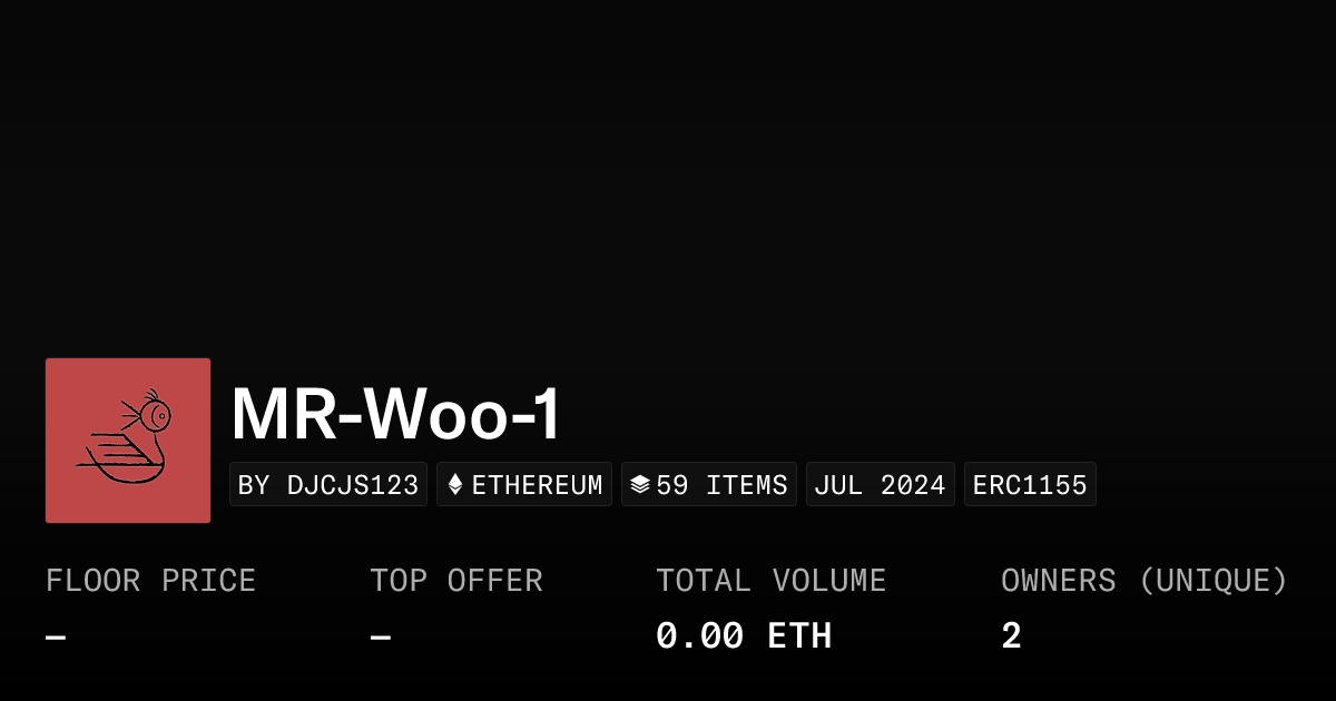 MR-Woo-1 - Collection | OpenSea