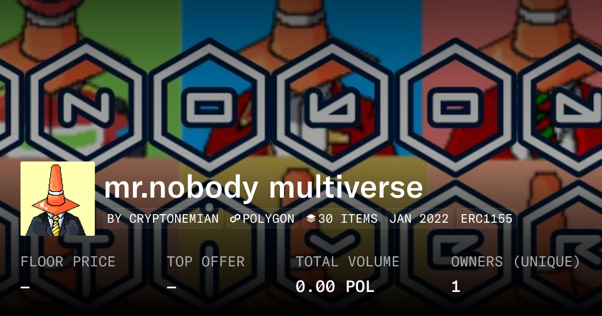 mr.nobody multiverse - Collection | OpenSea