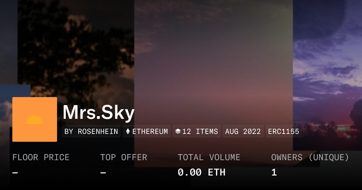 Mrs.Sky - Collection | OpenSea