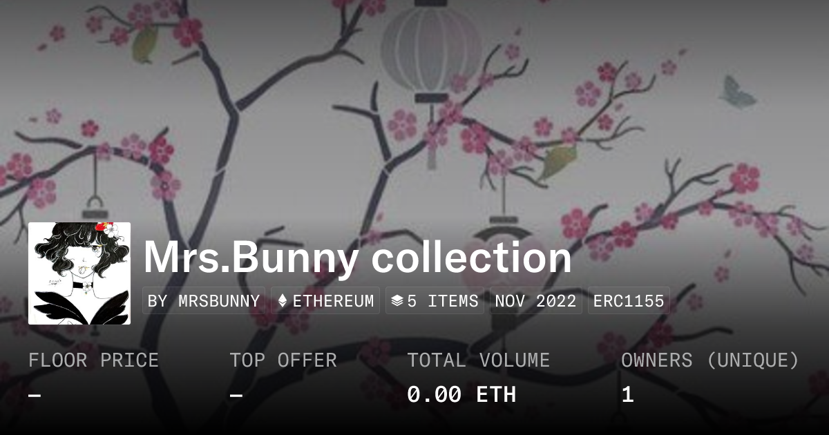 Mrs.Bunny collection - Collection | OpenSea