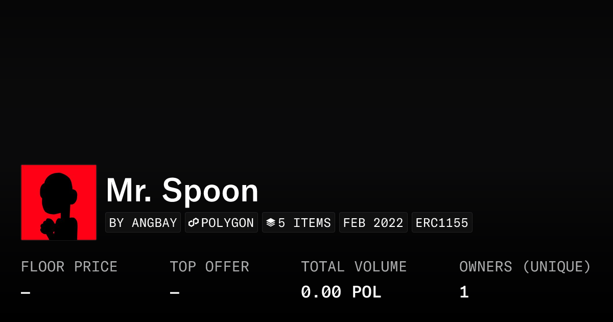 Mr. Spoon - Collection | OpenSea