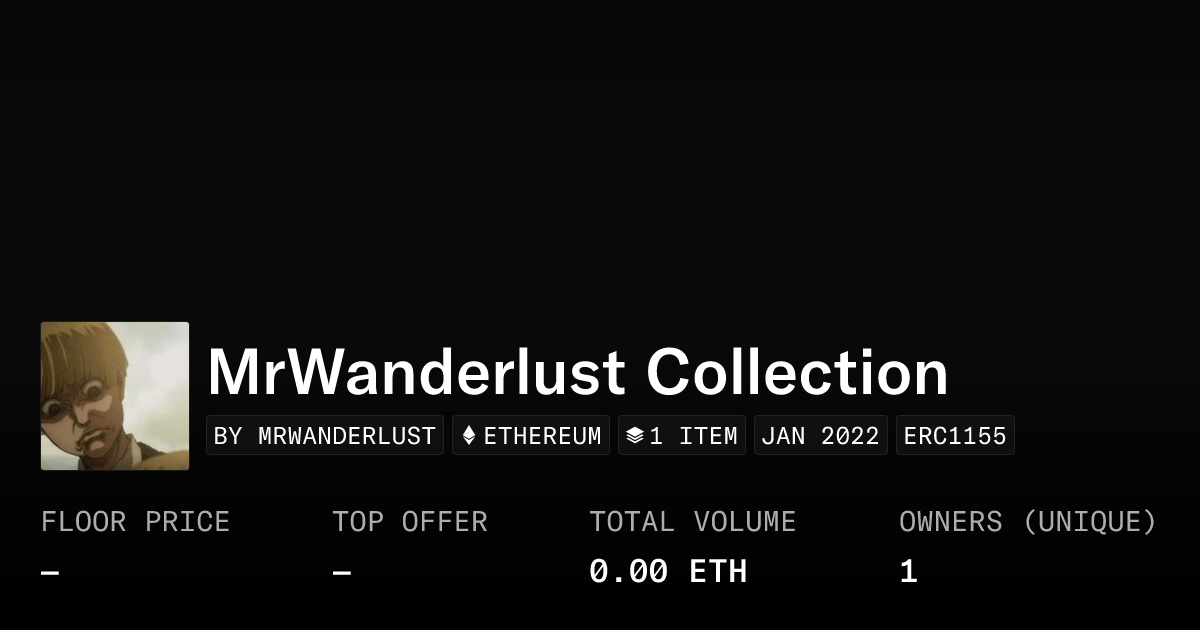 MrWanderlust Collection - Collection | OpenSea