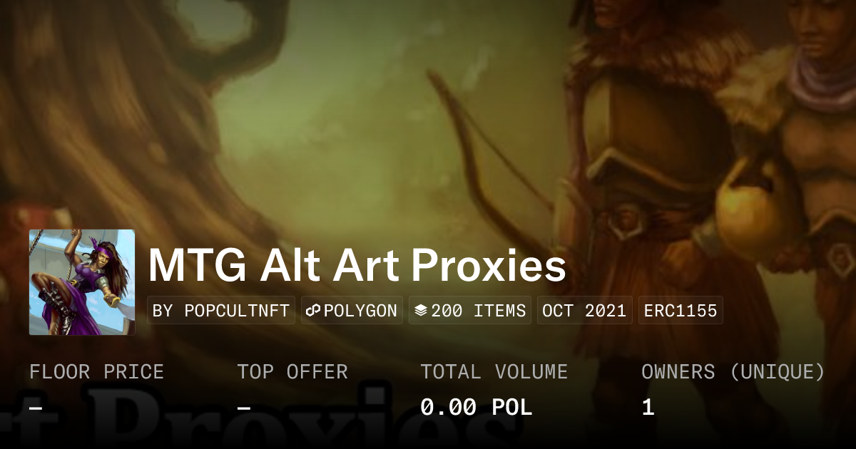 MTG Alt Art Proxies - Collection | OpenSea