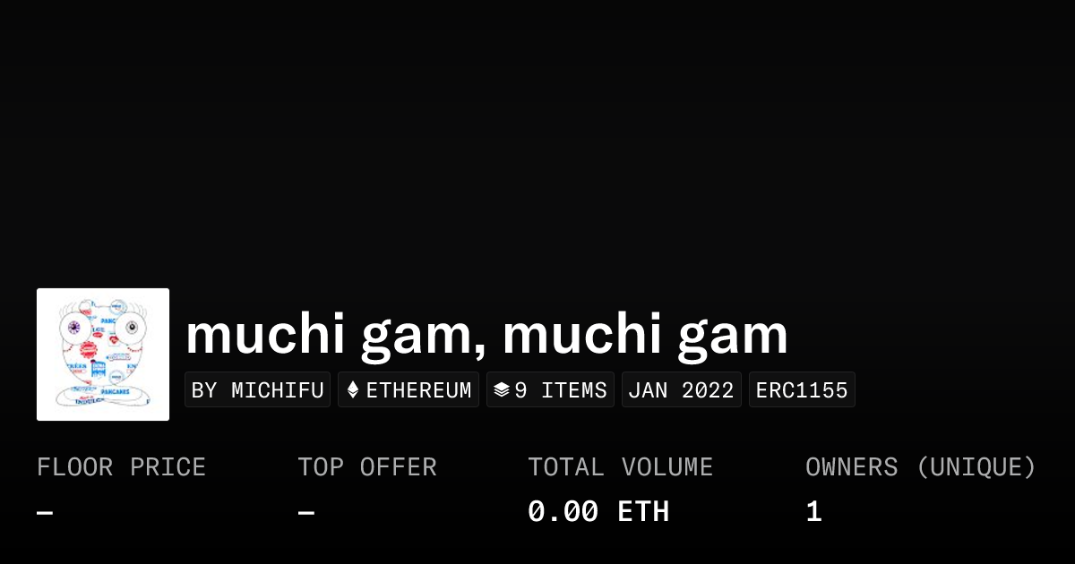 muchi gam, muchi gam - Collection | OpenSea