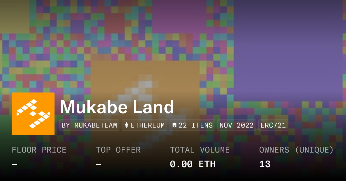 Mukabe Land - Collection | OpenSea