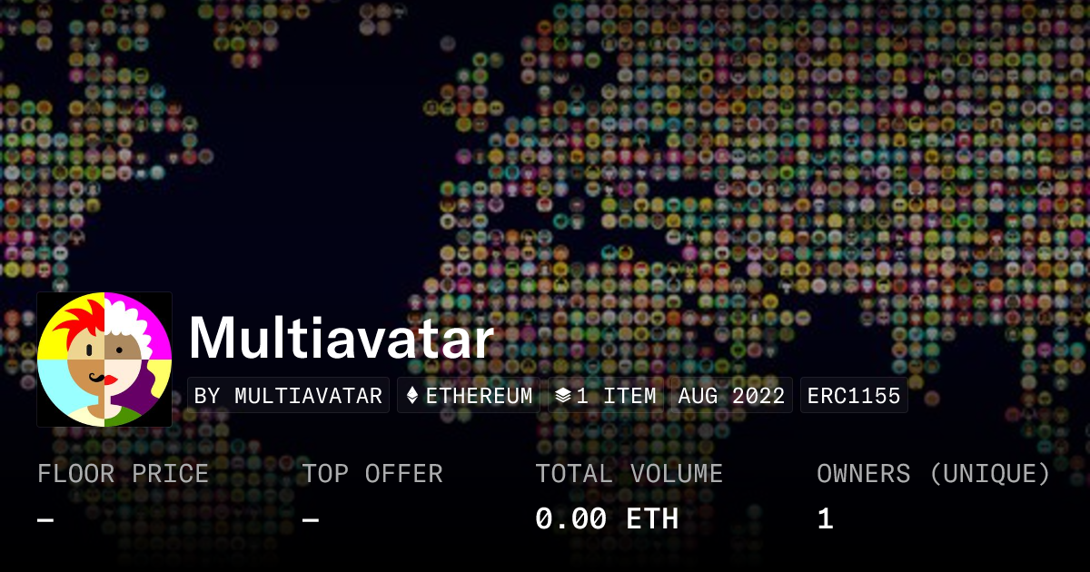 Multiavatar - Collection | OpenSea