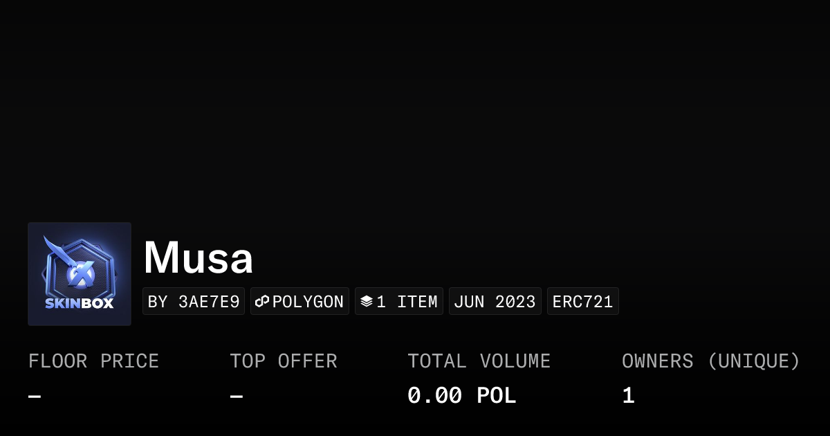 Musa - Collection | OpenSea