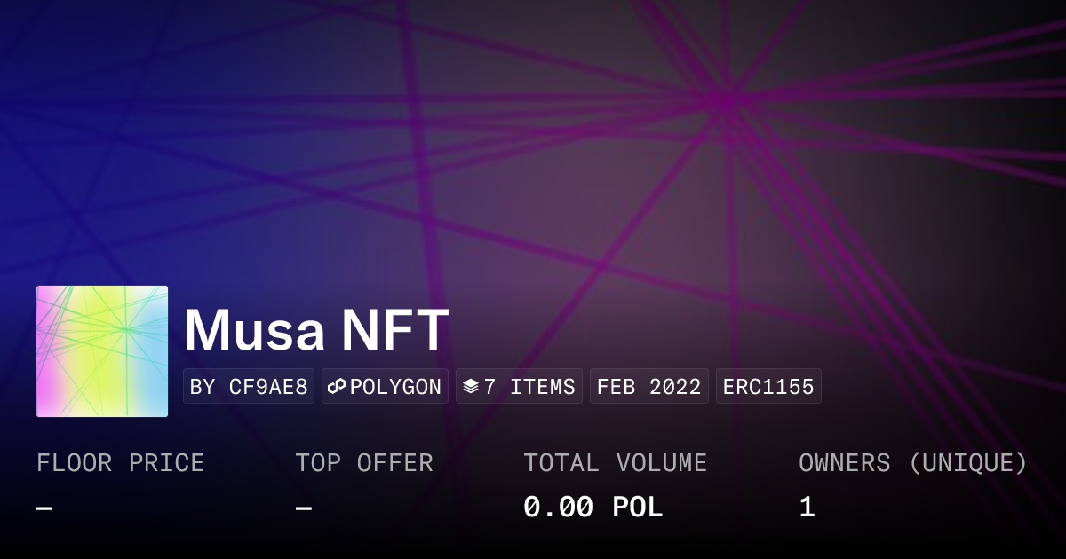 Musa NFT - Collection | OpenSea