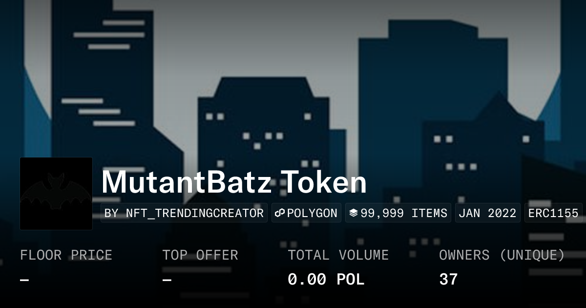 MutantBatz Token - Collection | OpenSea