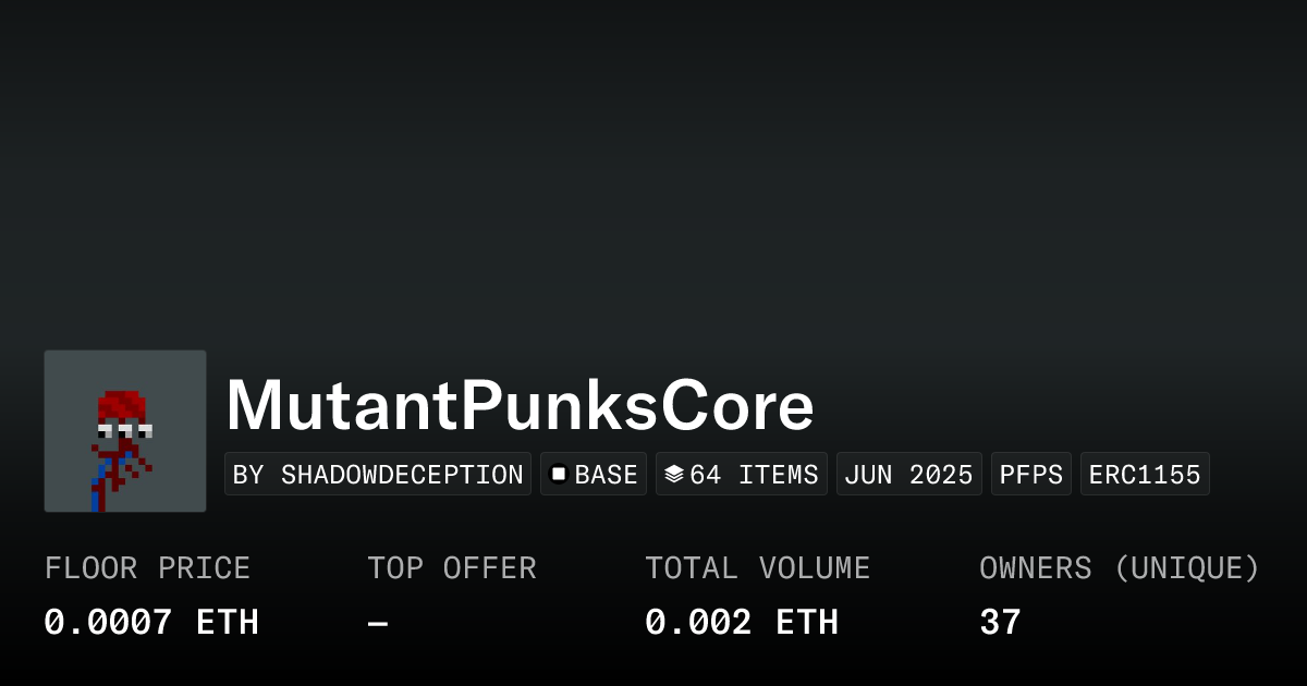 MutantPunksCore - Collection | OpenSea