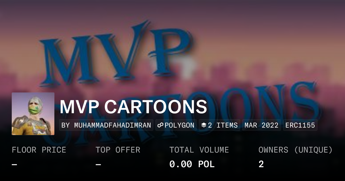 MVP CARTOONS - Collection | OpenSea