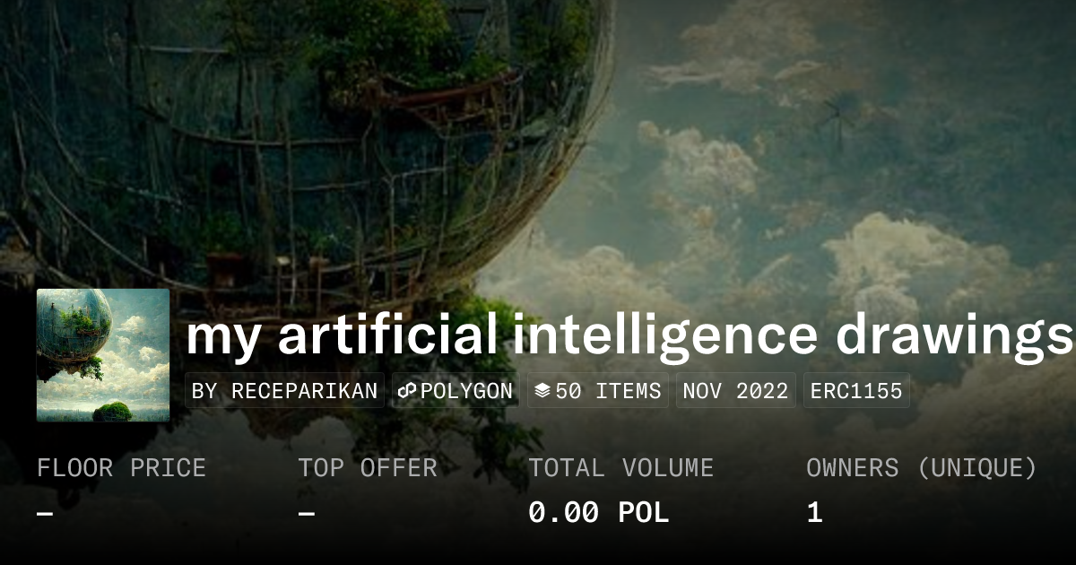 my artificial intelligence drawings - Collection | OpenSea