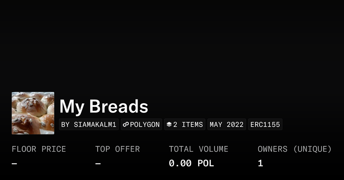My Breads - Collection | OpenSea