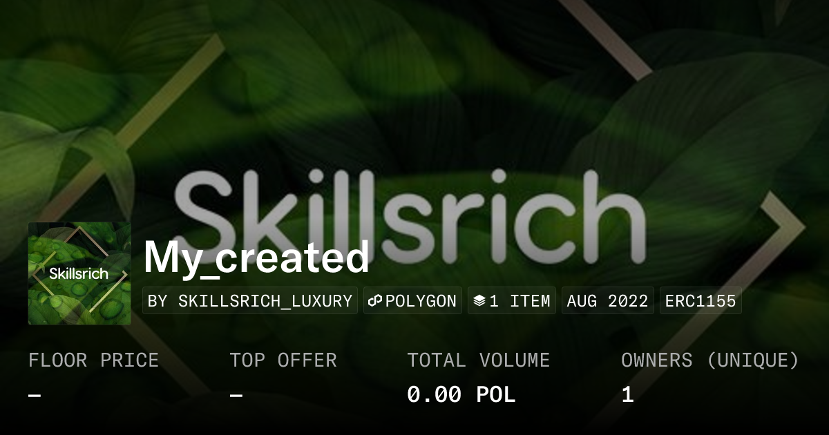 My_created - Collection | OpenSea