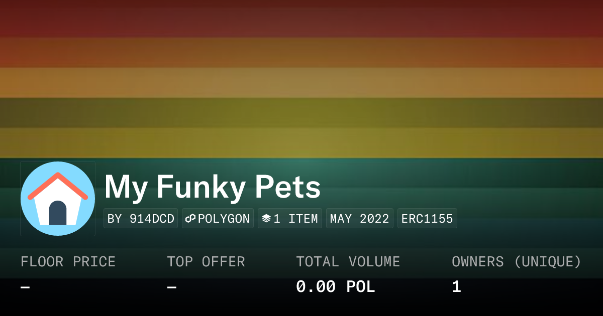 My Funky Pets - Collection | OpenSea
