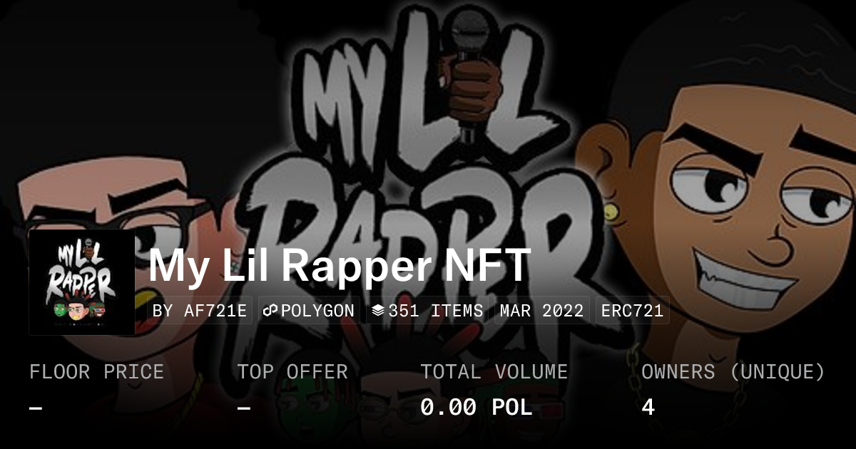 My Lil Rapper NFT - Collection | OpenSea