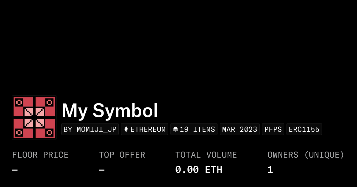 My Symbol - Collection | OpenSea