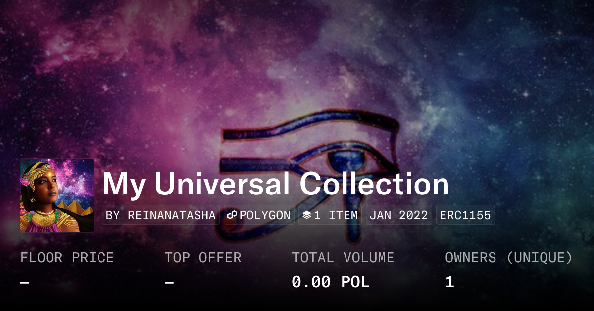 My Universal Collection - Collection | OpenSea