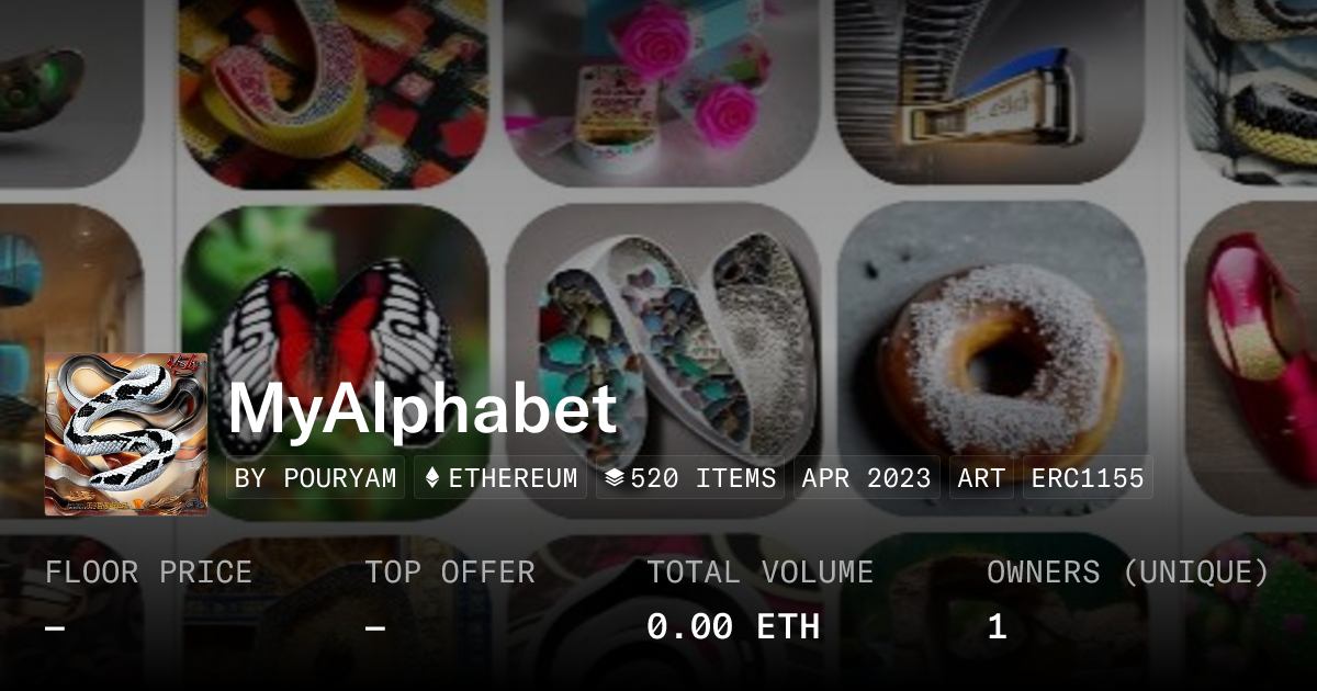 MyAlphabet - Collection | OpenSea