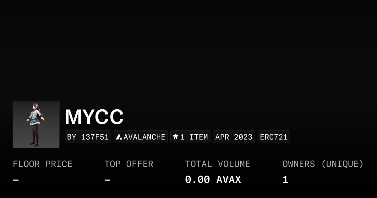 MYCC - Collection | OpenSea