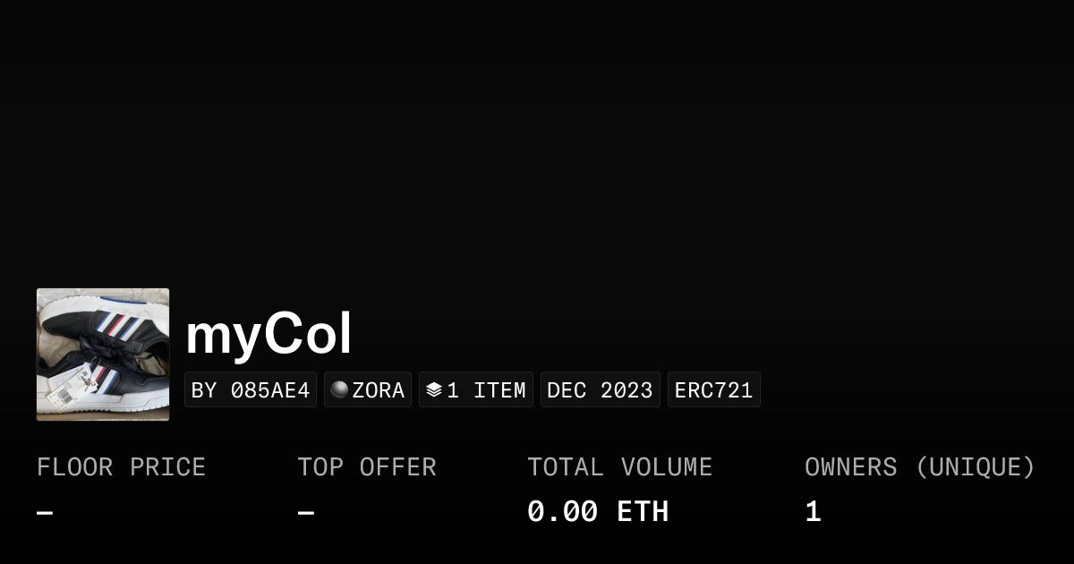 myCol - Collection | OpenSea