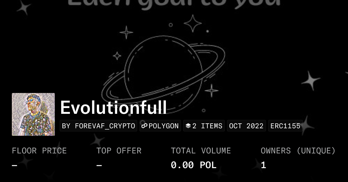 Evolutionfull - Collection | OpenSea