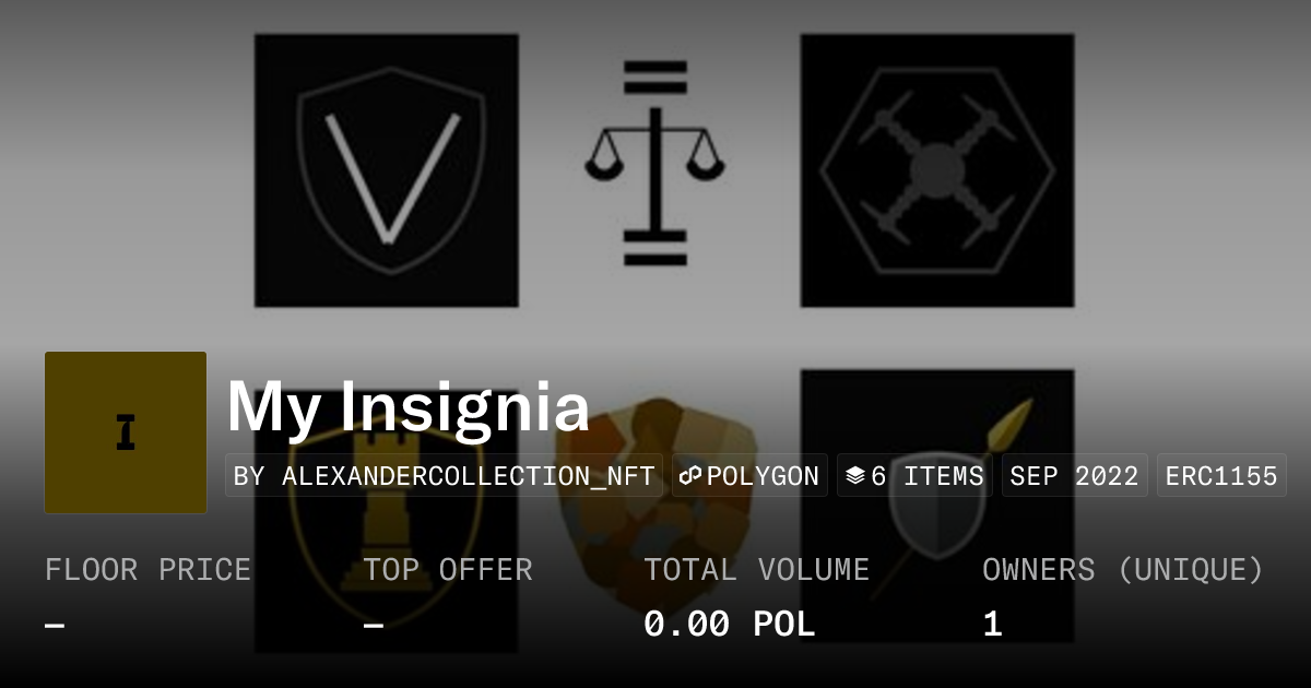 My Insignia - Collection | OpenSea