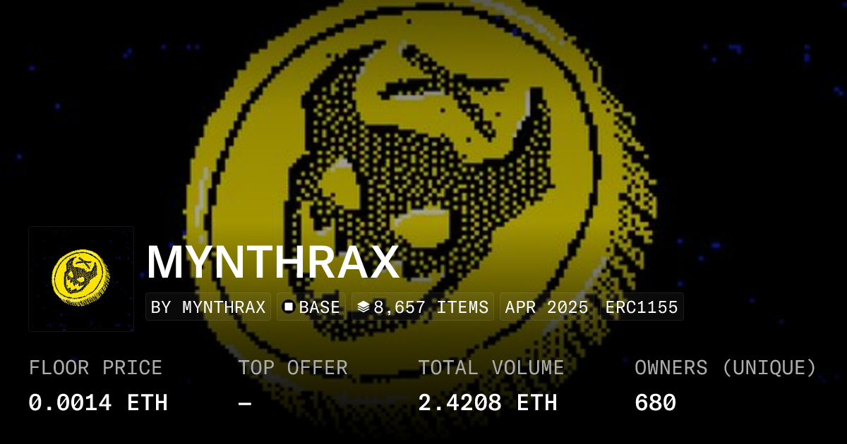 MYNTHRAX - Collection | OpenSea