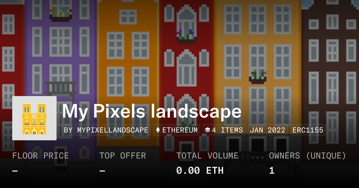 My Pixels landscape - Collection | OpenSea