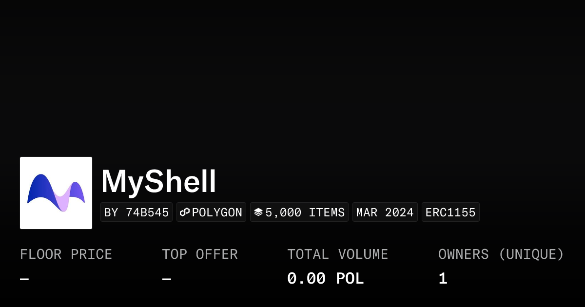 MyShell - Collection | OpenSea