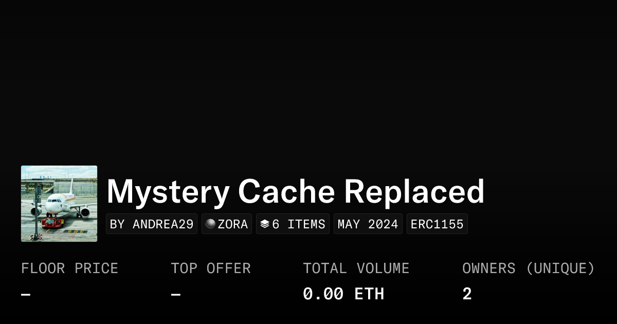 Mystery Cache Replaced - Collection | OpenSea