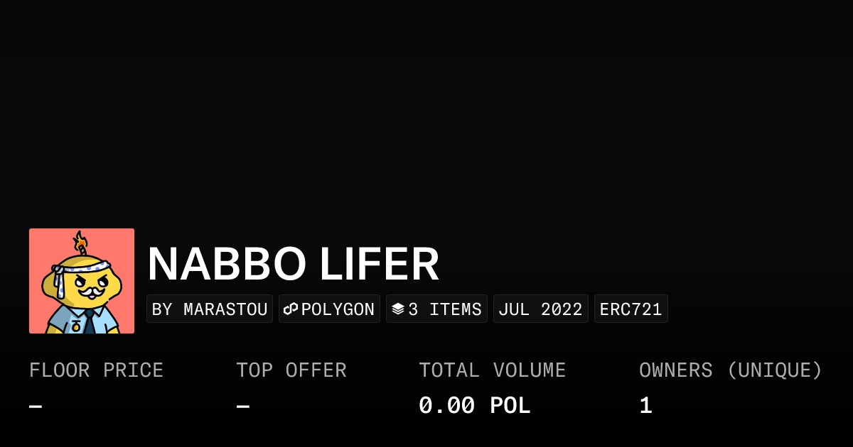 NABBO LIFER - Collection | OpenSea