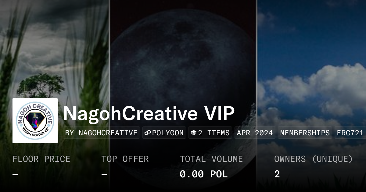 NagohCreative VIP - Collection | OpenSea