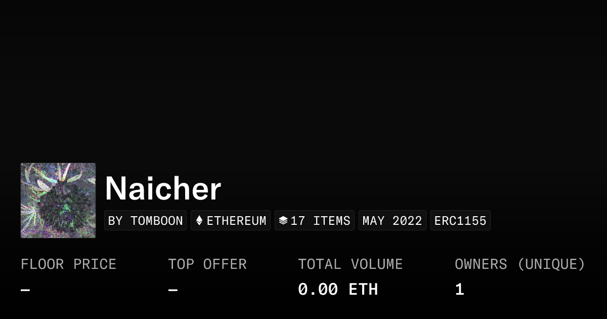 Naicher - Collection | OpenSea