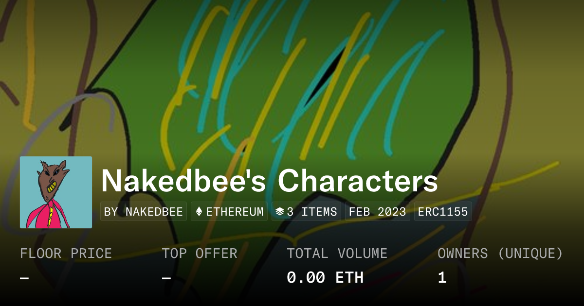 Nakedbee's Characters - Collection | OpenSea