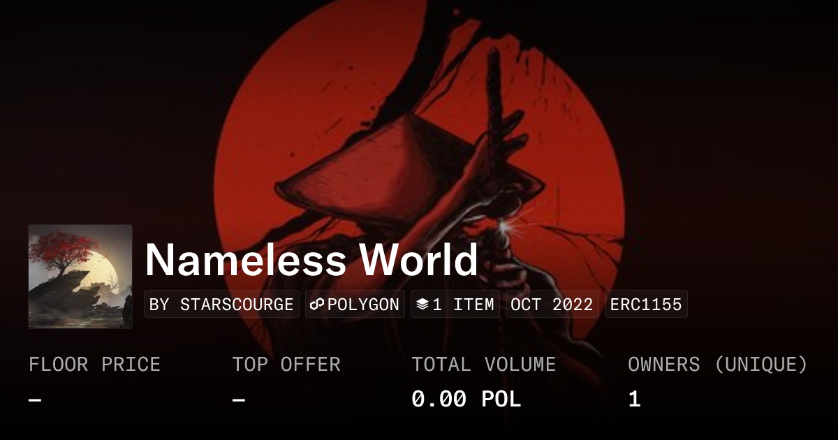 Nameless World - Collection | OpenSea