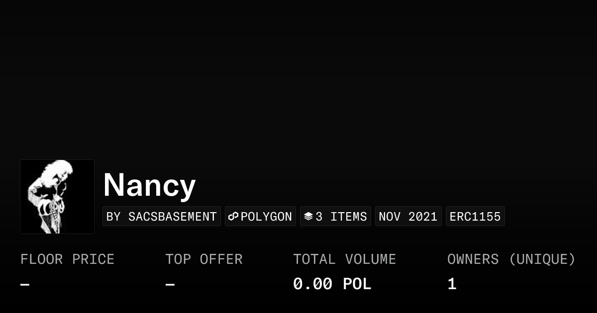 Nancy - Collection | OpenSea