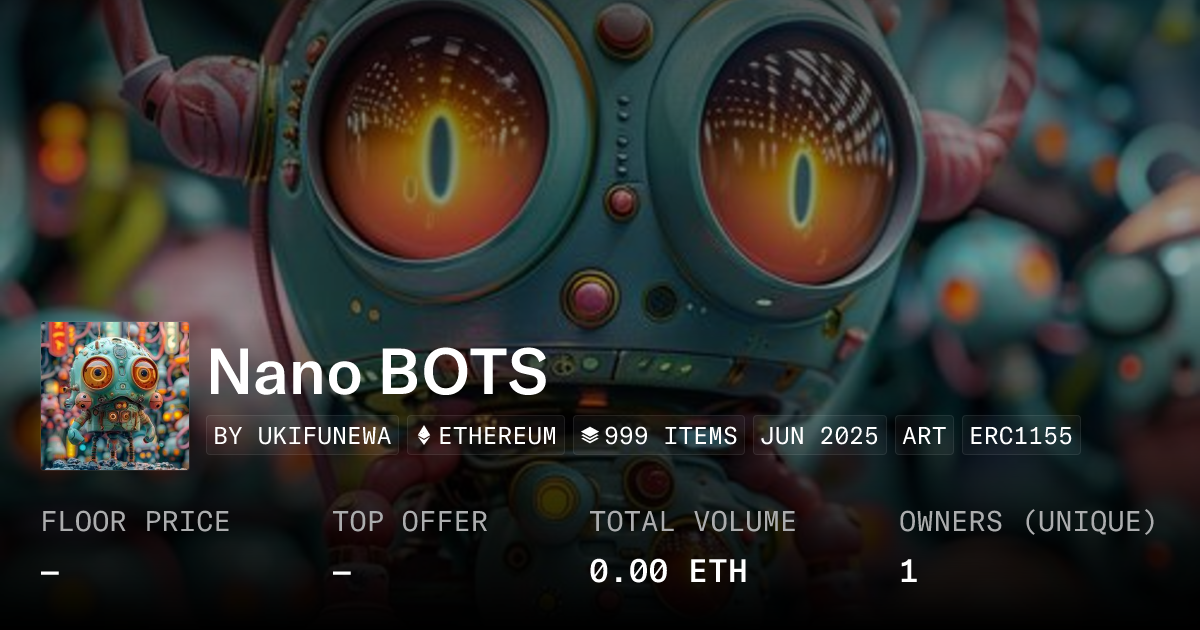 Nano BOTS - Collection | OpenSea