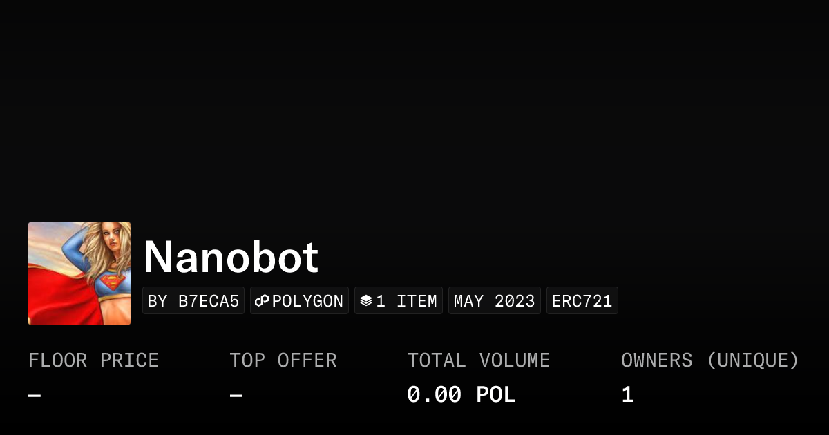 Nanobot - Collection | OpenSea