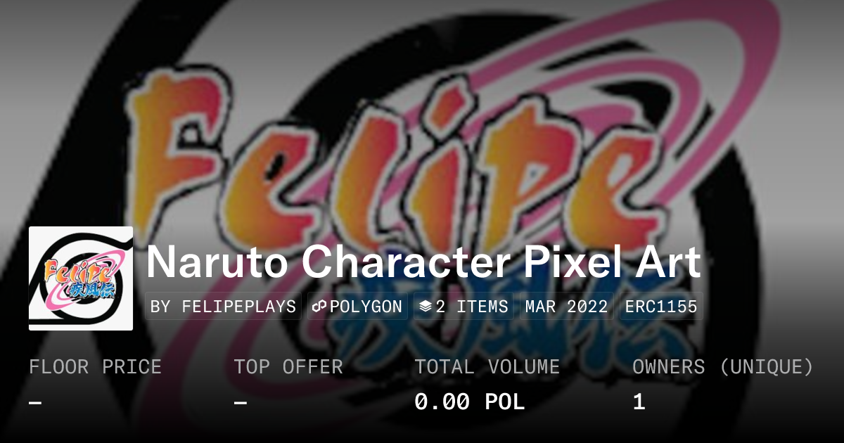Naruto Character Pixel Art - Collection | OpenSea
