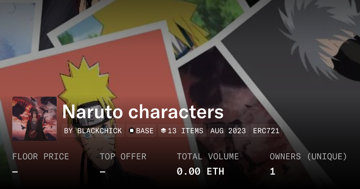 Naruto characters - Collection | OpenSea