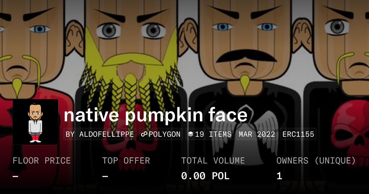 native pumpkin face - Collection | OpenSea