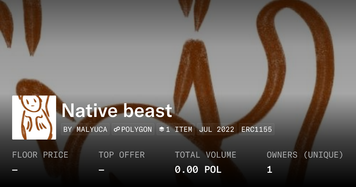 Native beast - Collection | OpenSea