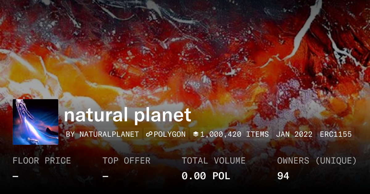 natural planet - Collection | OpenSea