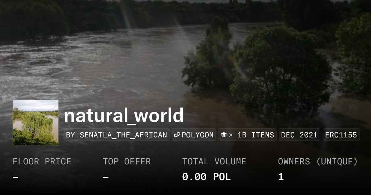 natural_world - Collection | OpenSea