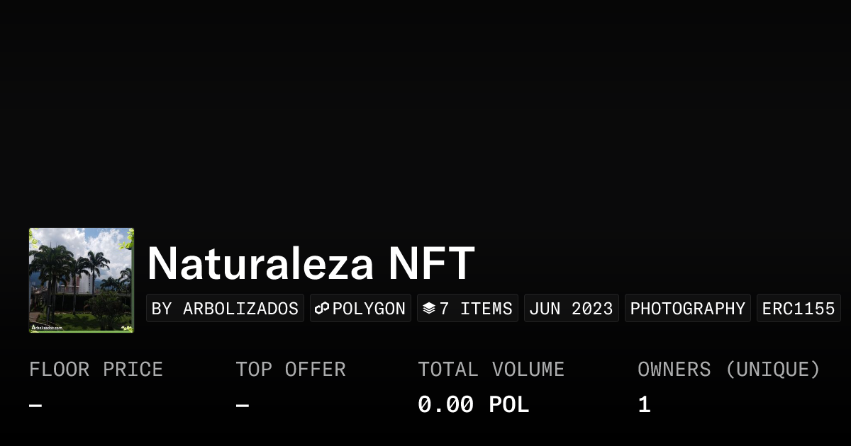 Naturaleza NFT - Collection | OpenSea