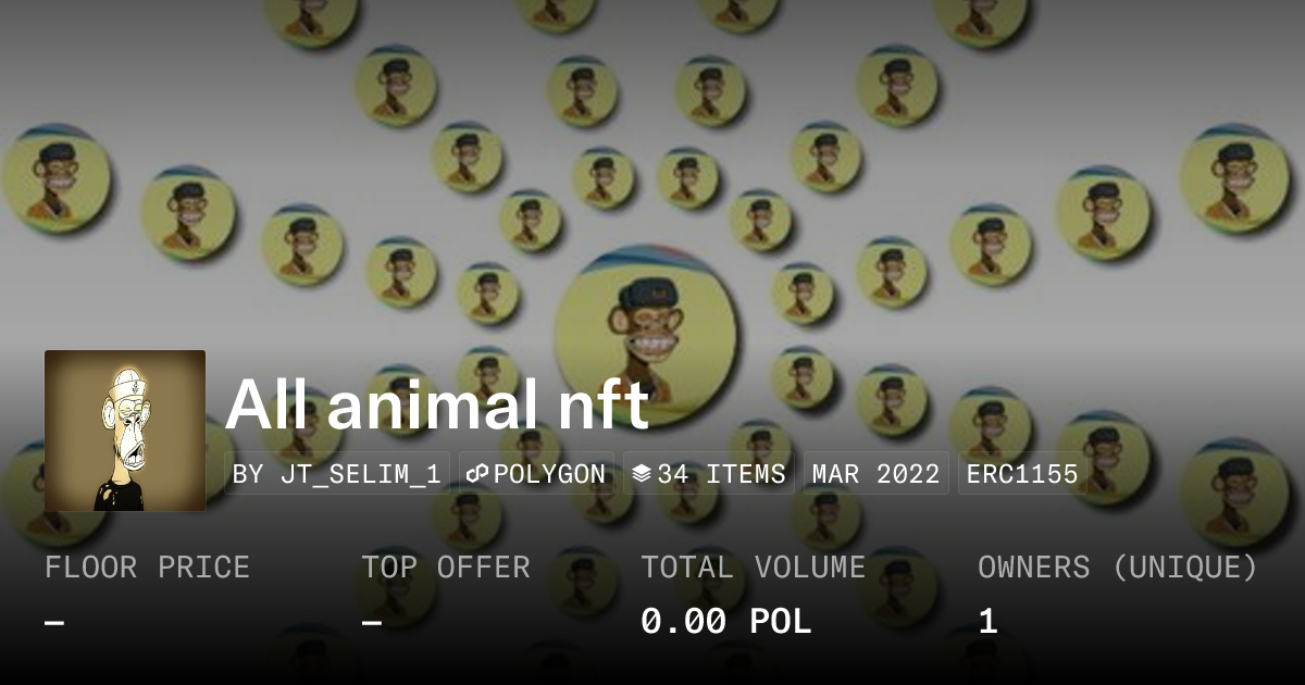 All animal nft - Collection | OpenSea