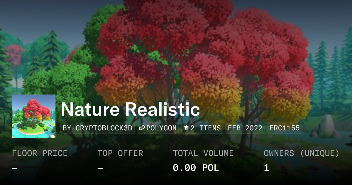 Nature Realistic - Collection | OpenSea