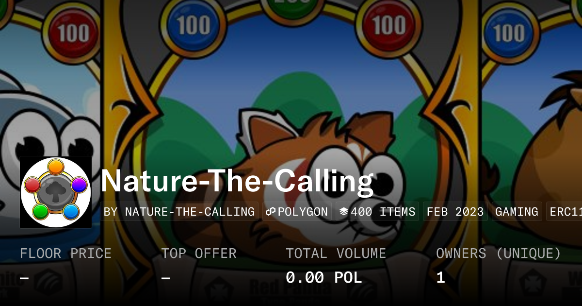 Nature-The-Calling - Collection | OpenSea